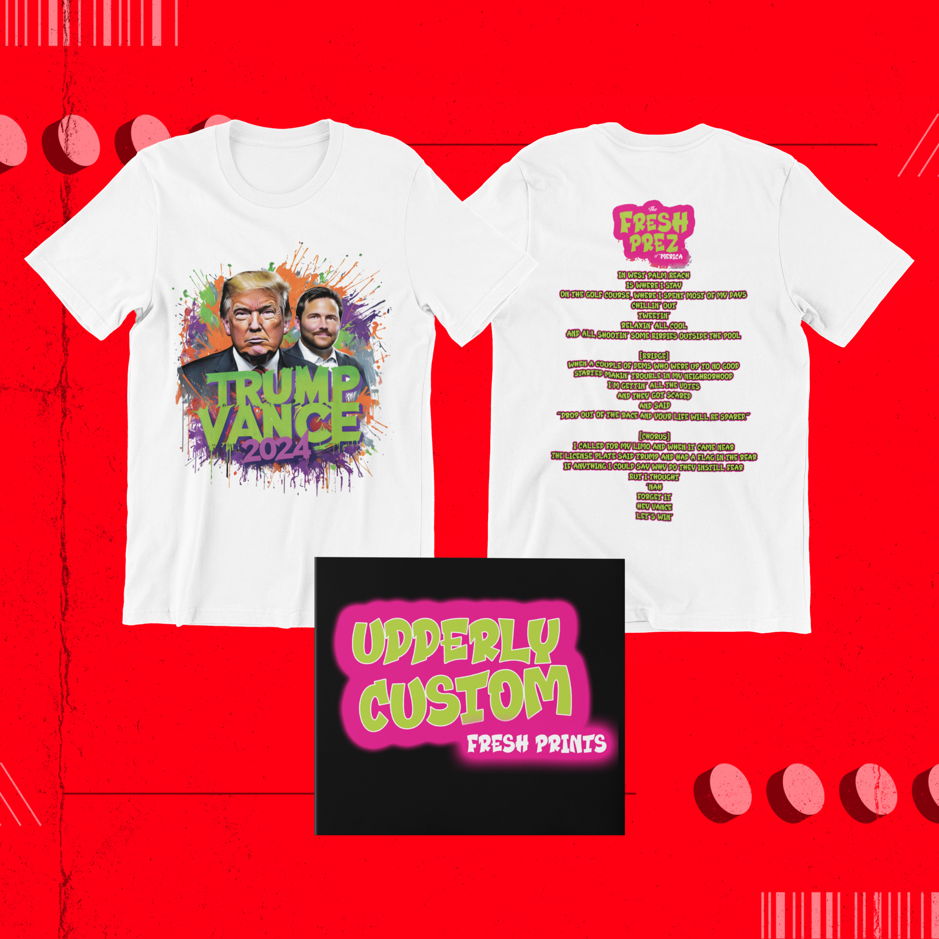 Donald Trump Vance 2024 Fresh Prez Shirt Parody Fresh Prince – Udderly ...